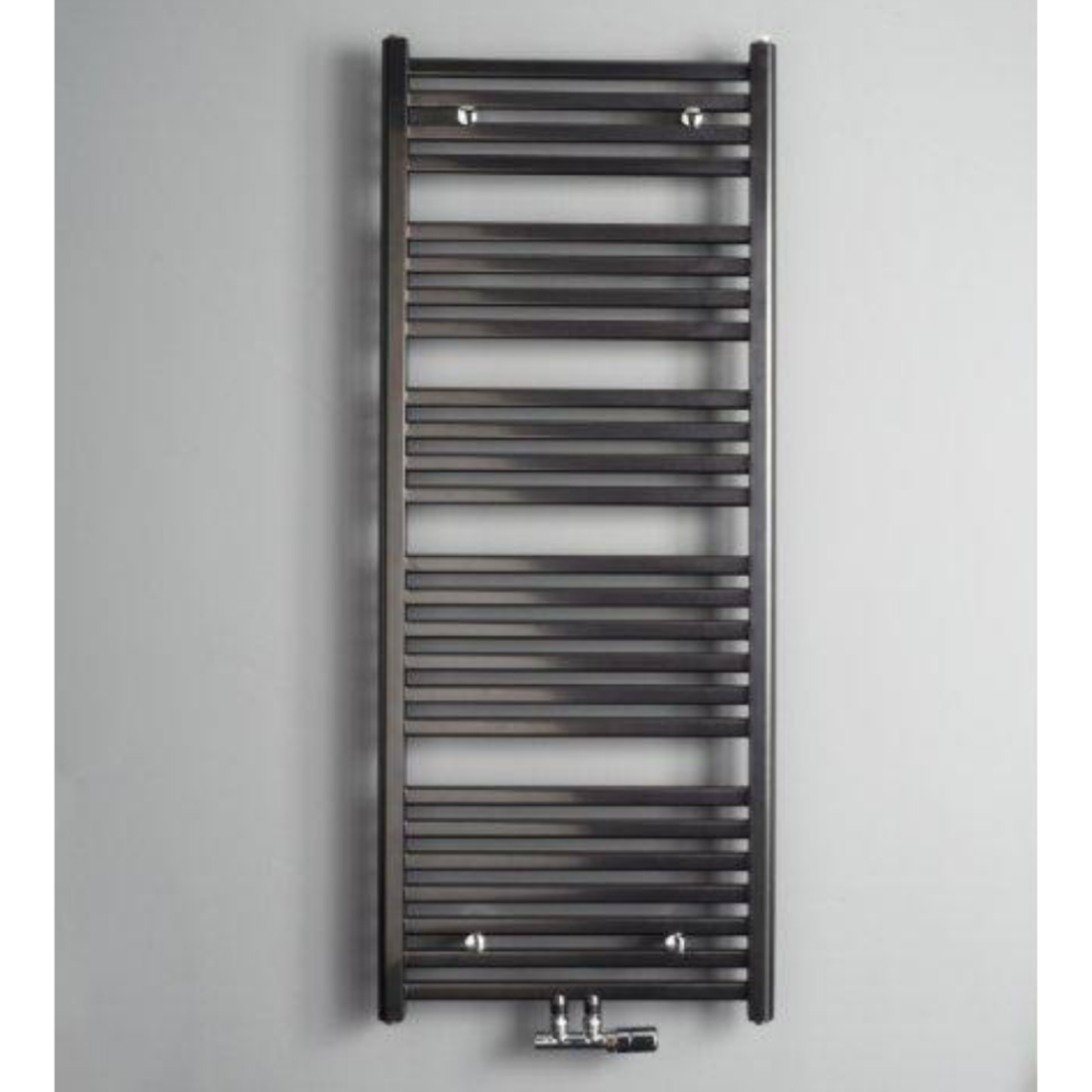 Instamat Calda cv radiator 126x60cm antraciet metallic - Sani-Dump